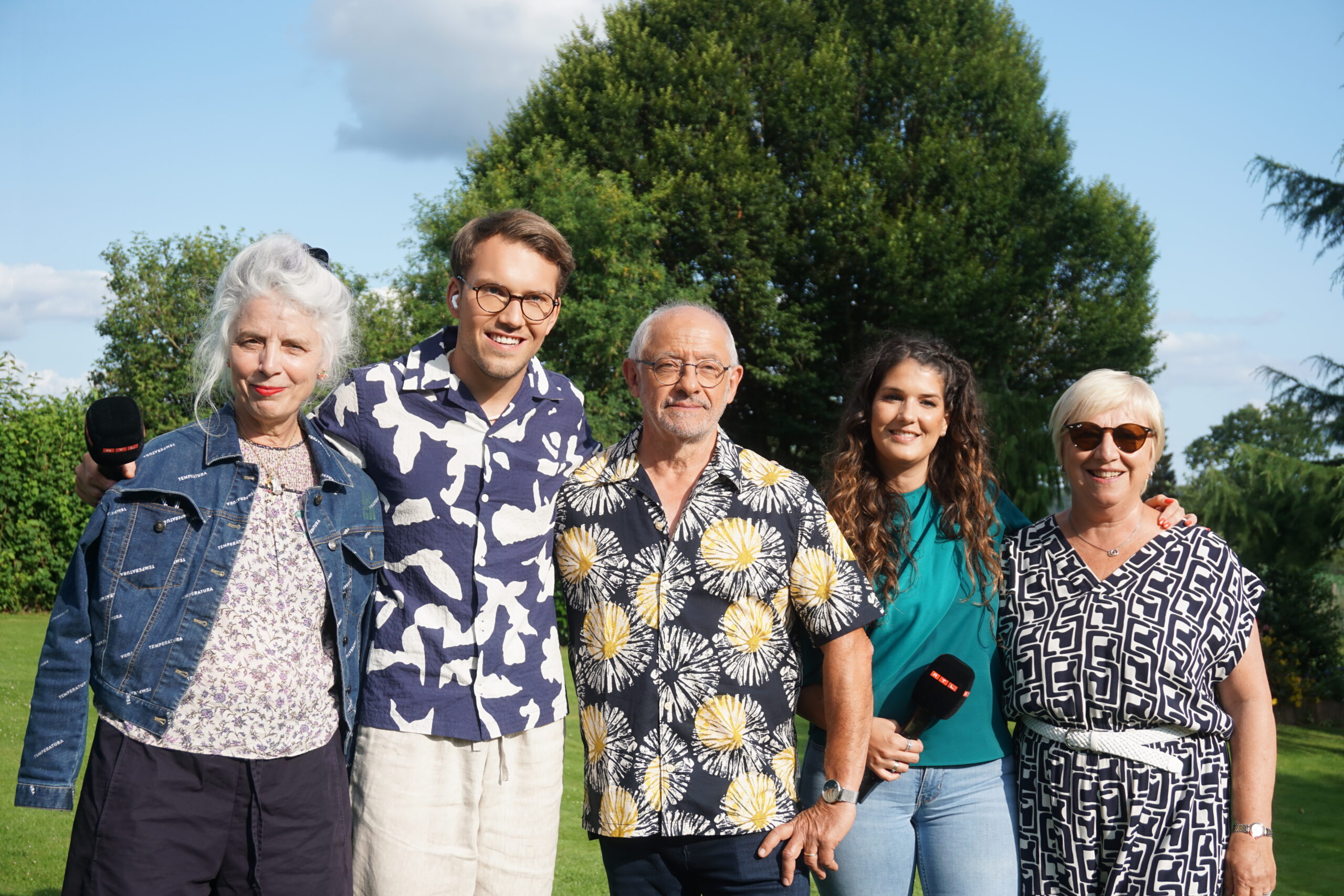 LUGA as a special guest on the "Gaarde Tour" programme on RTL ...